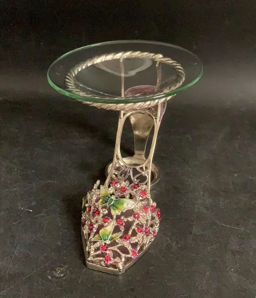 J2336 - High Heel Candle Holder - Green Butterfly - Ace Annison ...